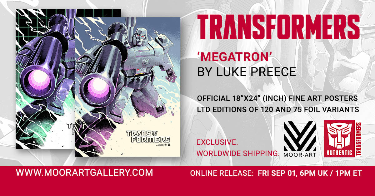 Megatron Transformers art Poster by Luke Preece – Moor-Art Gallery