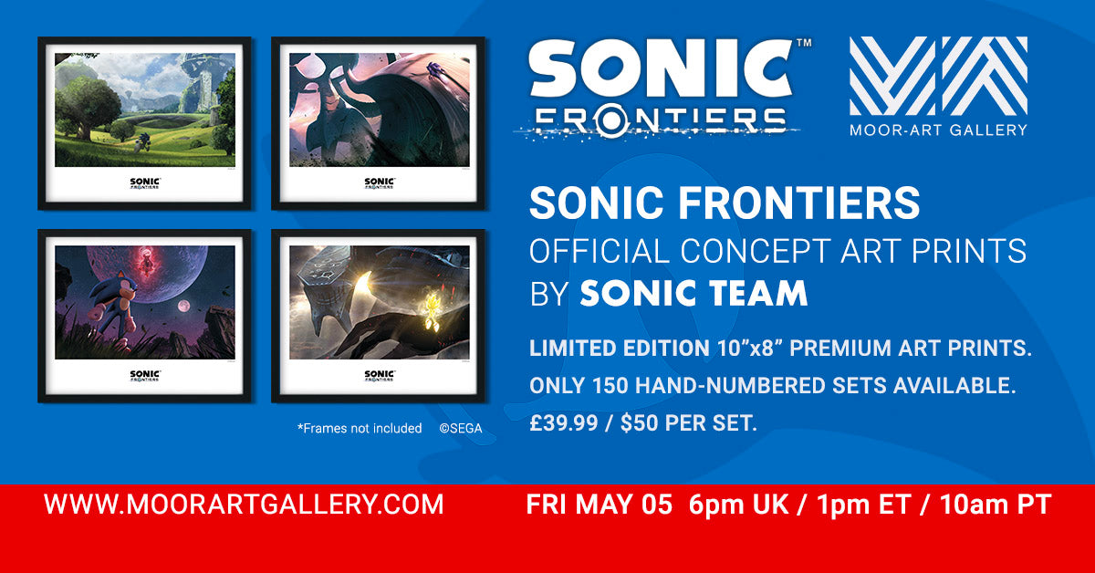 'Sonic Frontiers' Concept Art paintings by Sonic Team, Japan. Exclusiv ...