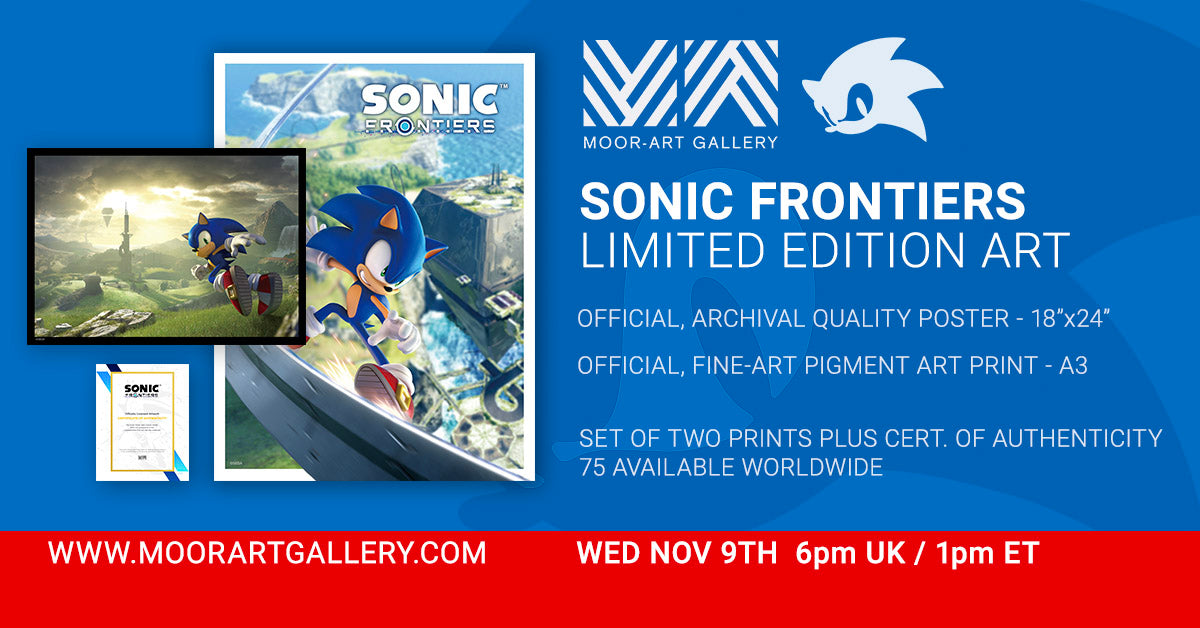 SONIC FRONTIERS - OFFICIAL POSTER and ART PRINT SET. – Moor-Art Gallery