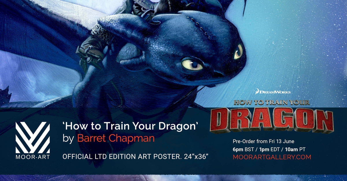 'How to Train Your Dragon' by Barret Chapman. Official Ltd Edition Art ...