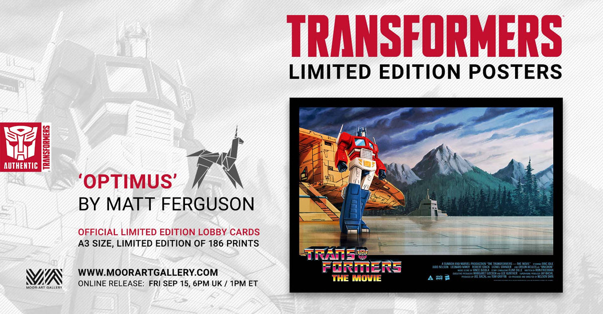 Matt Ferguson can't be stopped. 'The Transformers: The Movie' Lobby Ca ...