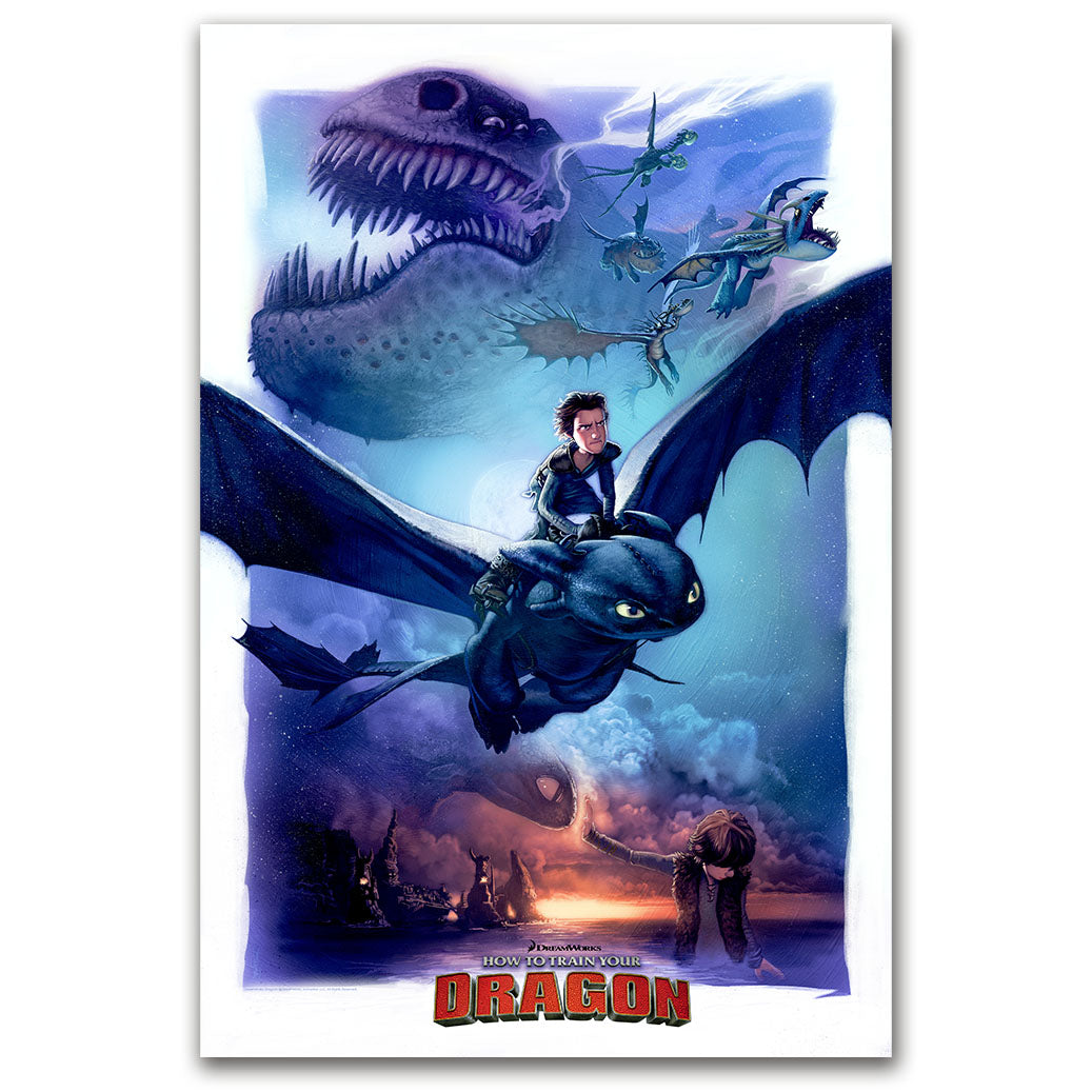 'How To Train Your Dragon' by Barret Chapman - Limited Edition Art Pos ...