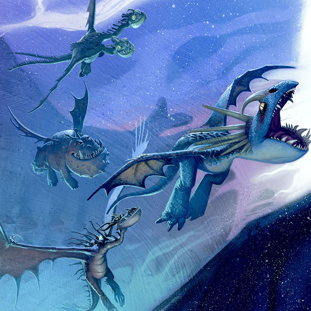 'How To Train Your Dragon' by Barret Chapman - Limited Edition Art Pos ...