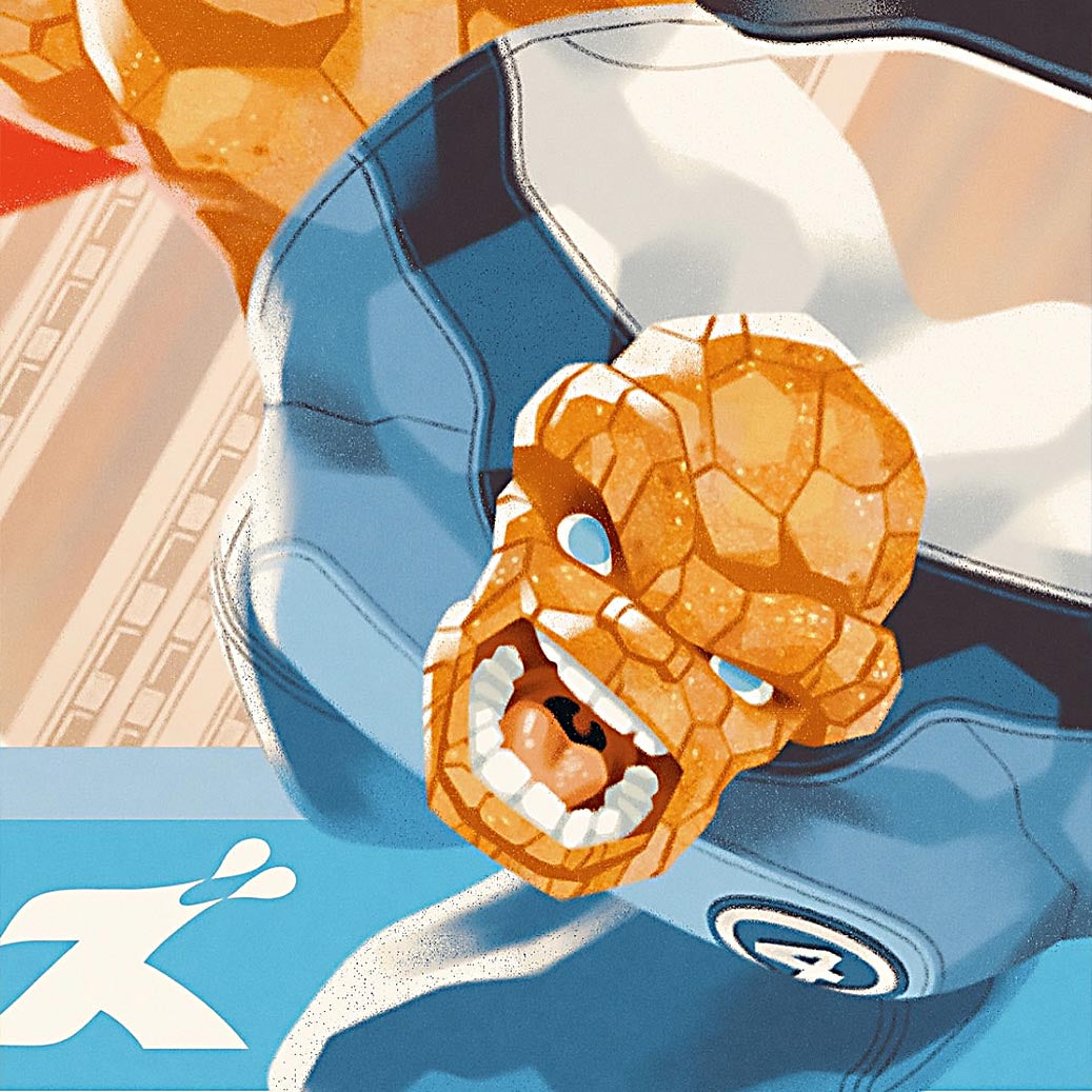 'Marvel's First Family: The Fantastic Four! - Official Marvel Art Print ...