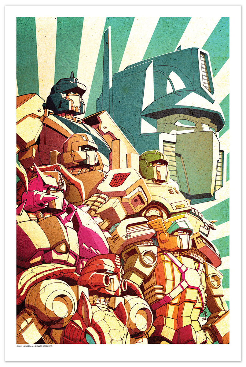 Casey Coller - Ltd Edition "Optimus Prime #2" Art Print - 16" x 24 ...