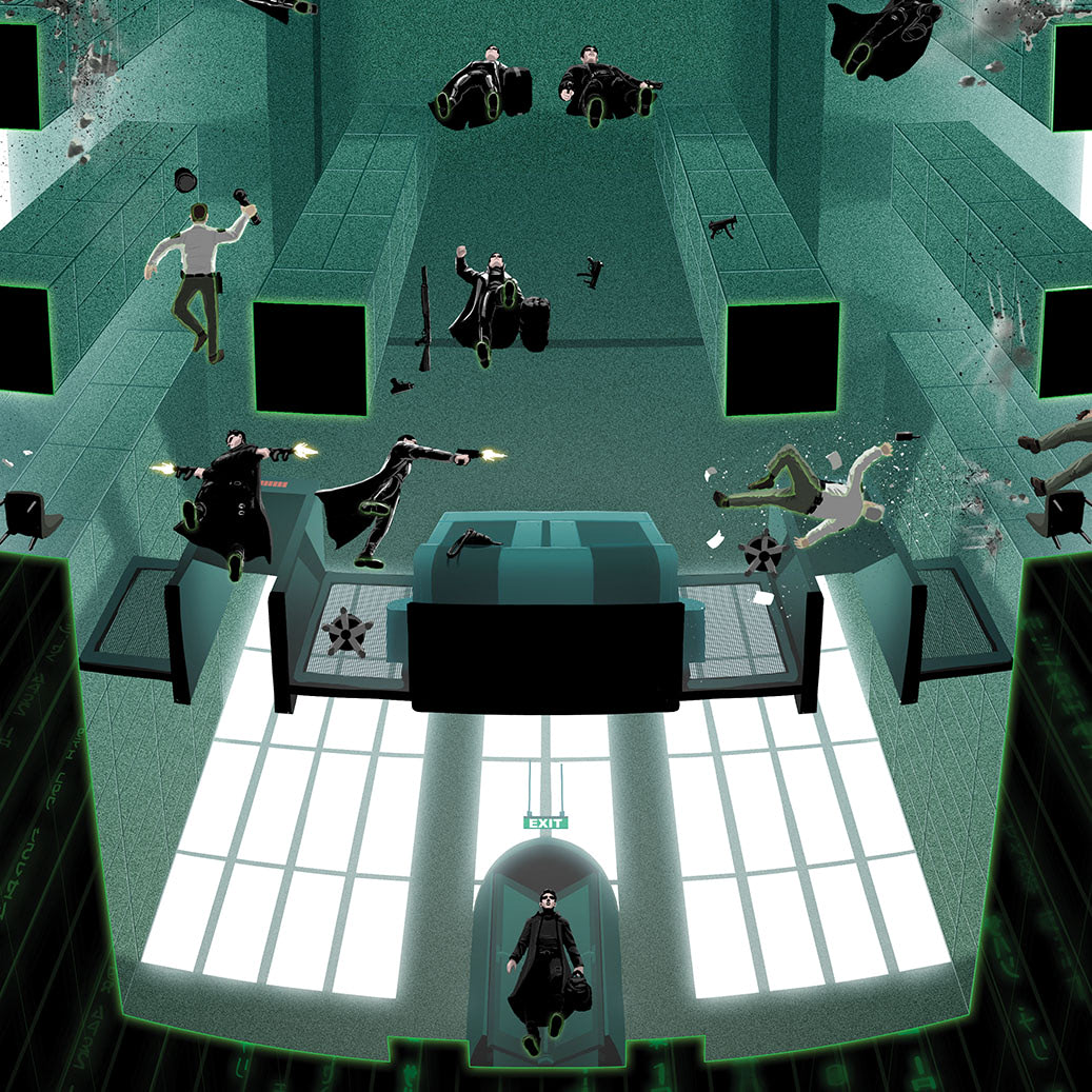 'The Matrix' - by Dave Kennedy - Limited Edition Anniversary Art Print ...