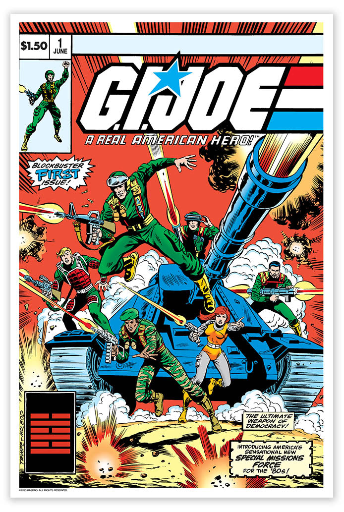 G.I. JOE - Comic Cover #1 - Limited Edition Art Poster - 16"x24" – Moor ...