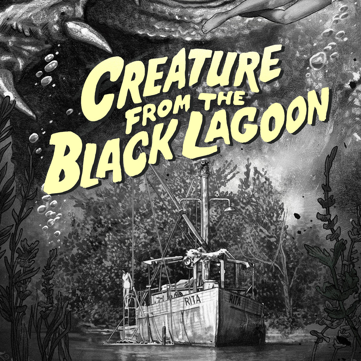 ‘Creature from the Black Lagoon' (Silver Screen) by Ruiz Burgos - Limi ...