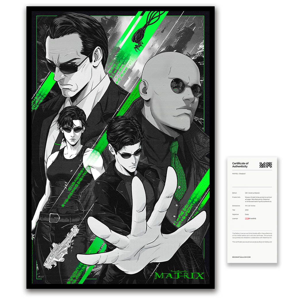 'The Matrix' - by Jhony Caballero - Limited Edition Anniversary Art ...