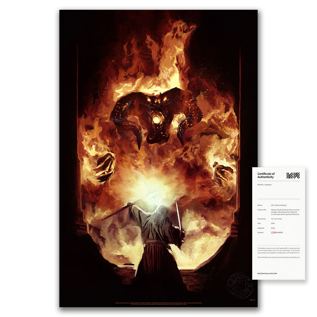 Lord Of The Rings - 'Flame of Anor' by Chris Valentine - Limited Editi ...