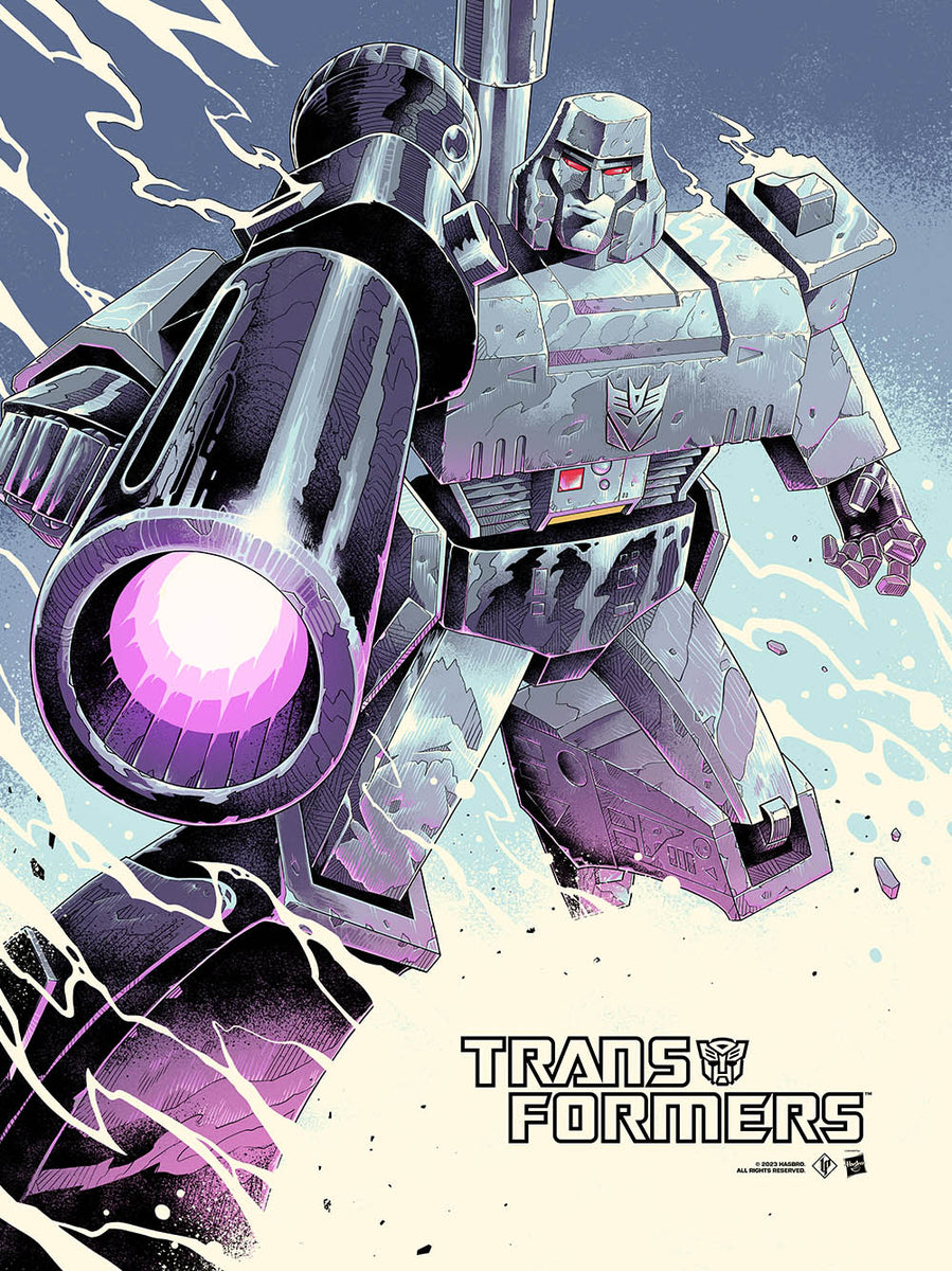Transformers 'Megatron' - Ltd Edition Poster - by Luke Preece - 18" x ...
