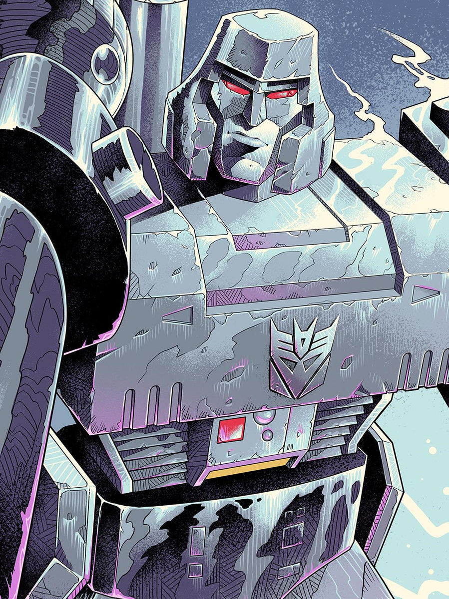 Transformers 'Megatron' - Ltd Edition Poster - by Luke Preece - 18" x ...