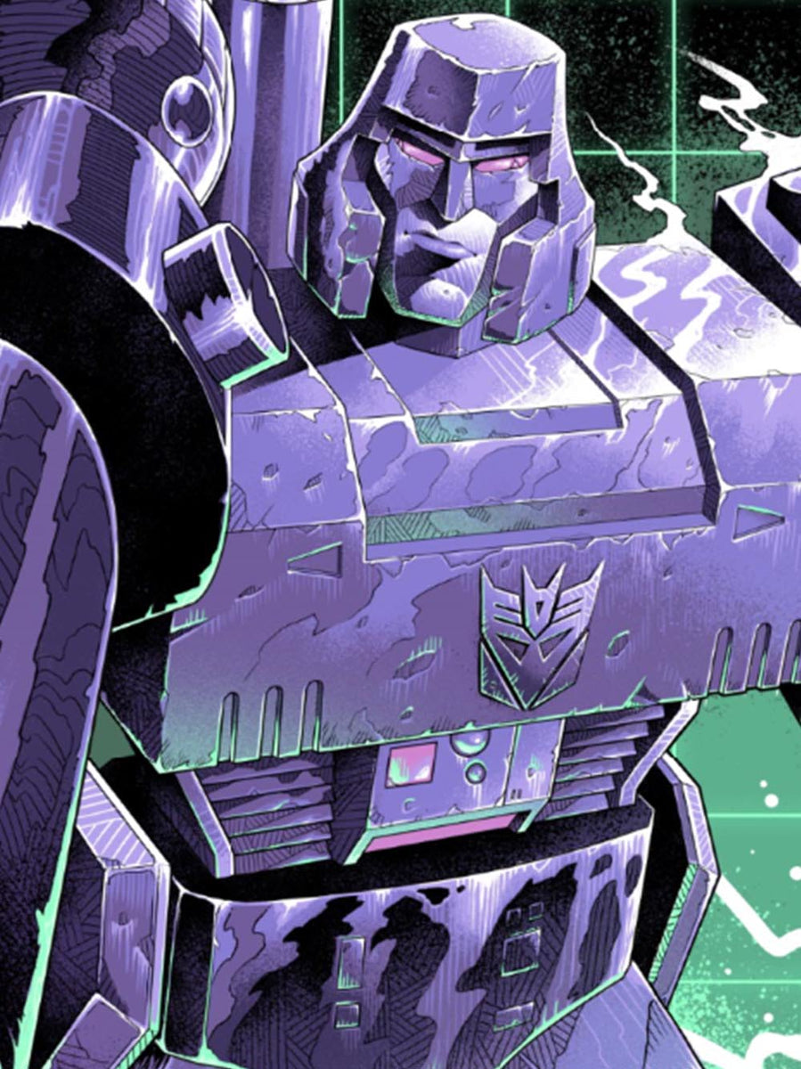 Transformers 'Megatron' - Ltd Edition Pearlescent Poster - by Luke Pre ...