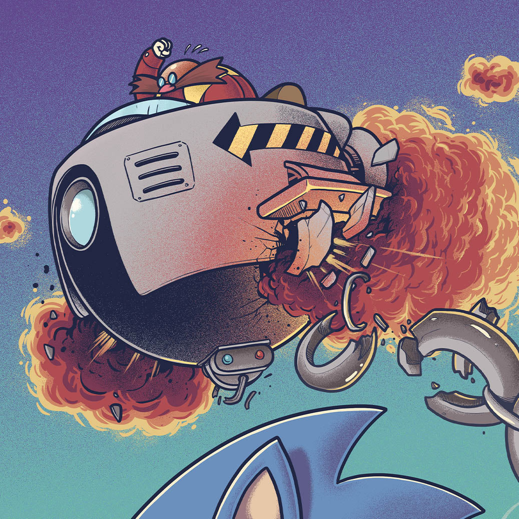 'Sonic the Hedgehog' by Mark Bell - Limited Edition Fine Art Print -12 ...