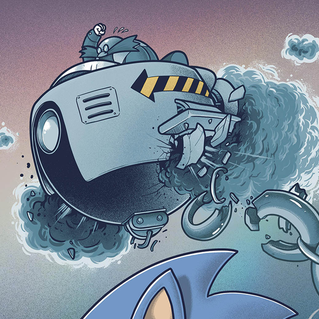 'Sonic the Hedgehog' by Mark Bell - Timed Edition 'PRIMO' Print + arti ...