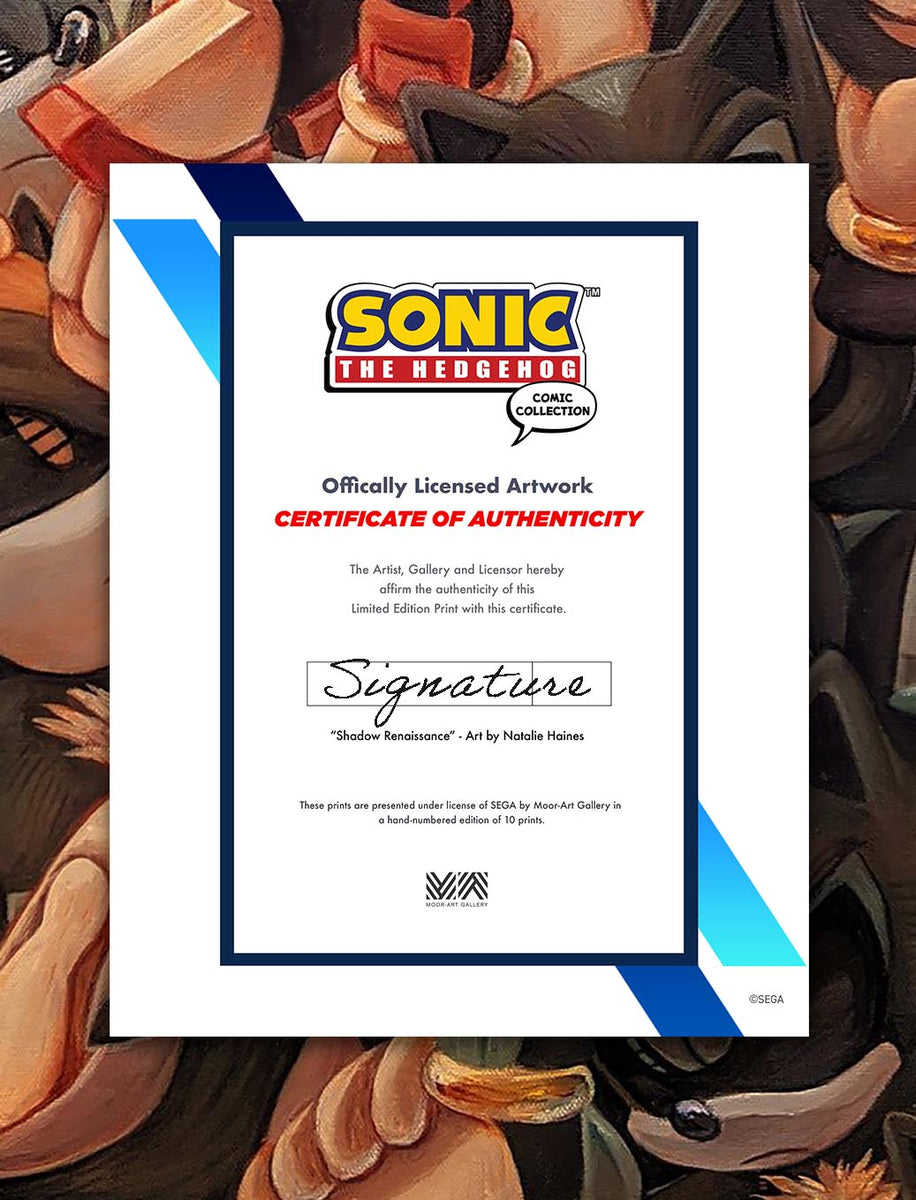 Shadow Renaissance - by Natalie Haines - Limited Sonic 'PRIMO' Art Pri ...