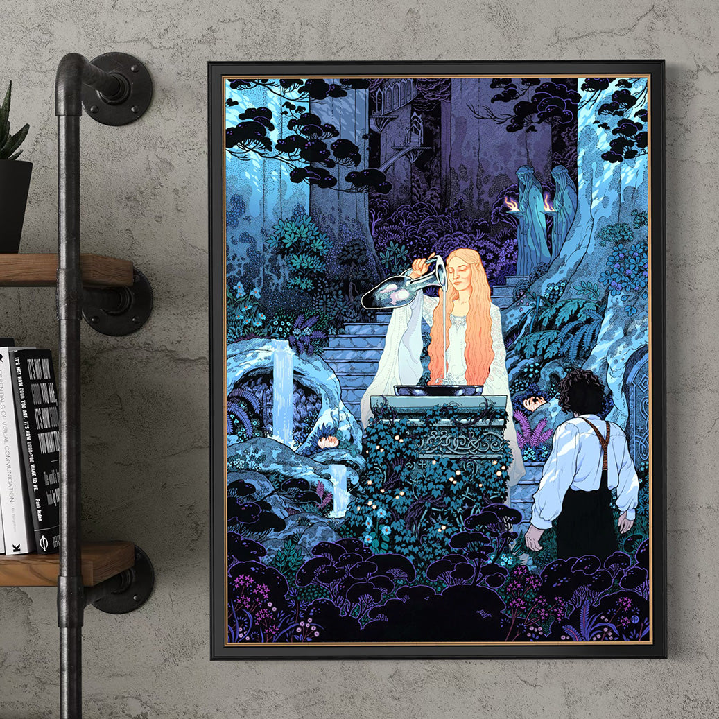 'The Mirror of Galadriel' by Peter Diamond - Official, Limited Edition ...