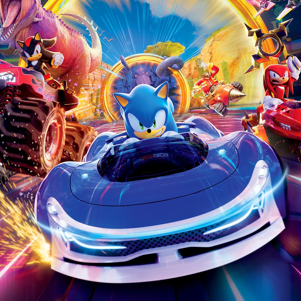 'Sonic Racing: CrossWorlds' Official Key Art- PRIMO Edition - 24"x18 ...