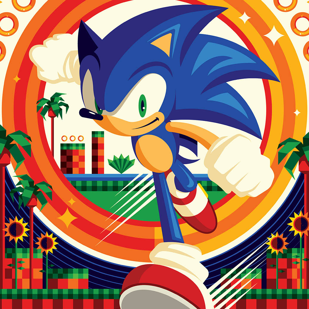 Sonic - by Aracely Muñoz - Limited Edition Art Print & CoA – Moor-Art ...