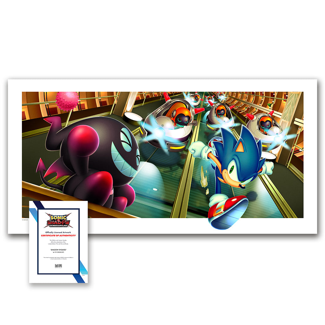 'Speed Highway Chao Rescue' Sonic Artwork by Tyler J McGrath- Limited ...