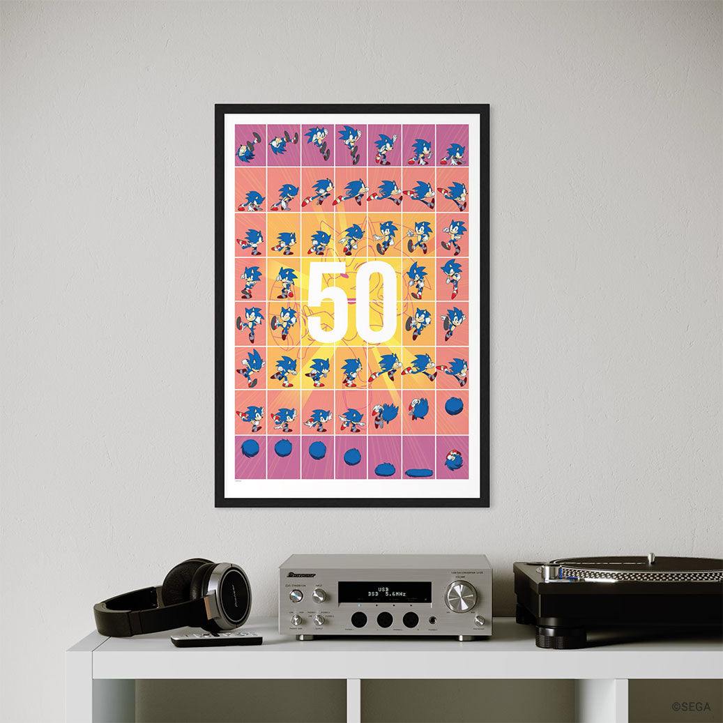 'Sonic the Hedgehog IDW #50 RI-B' by Tyson Hesse - Limited Edition Art ...