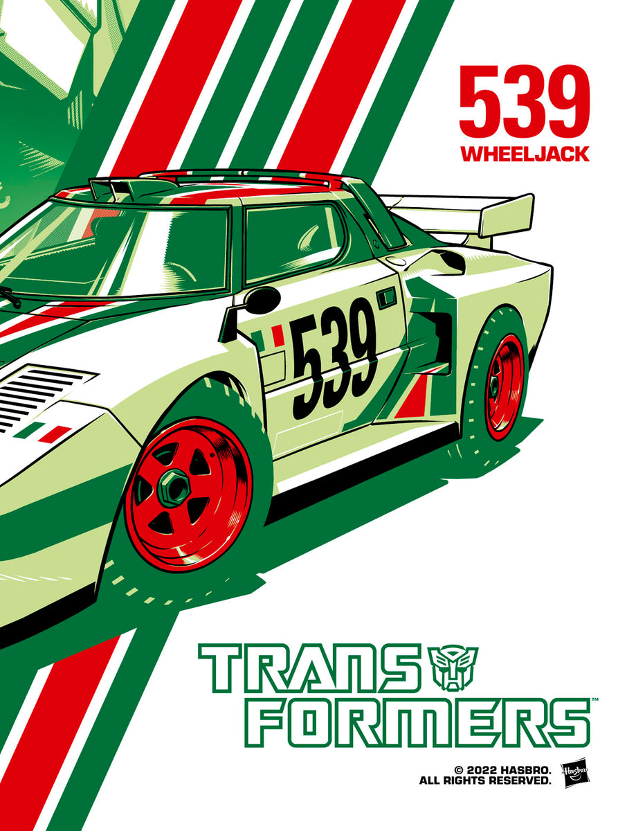 Pye Parr - Transformers 'Wheeljack' - Ltd Edition Poster - 18"x24 ...