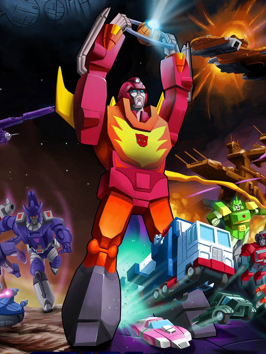 Ryan Button - "Arise" - Ltd Edition 'Transformers: The Movie' Poster ...