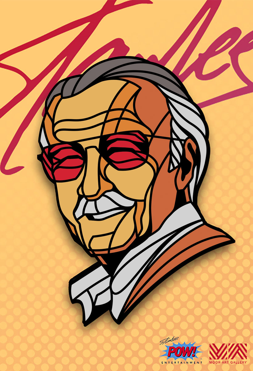 Jaren Hemphill - Stan Lee - Ltd Edition Retro Pin – Moor-Art Gallery
