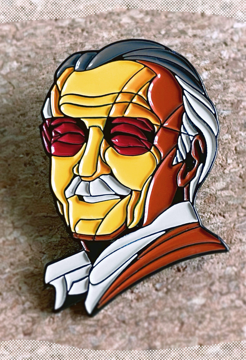 Jaren Hemphill - Stan Lee - Ltd Edition Retro Pin – Moor-Art Gallery
