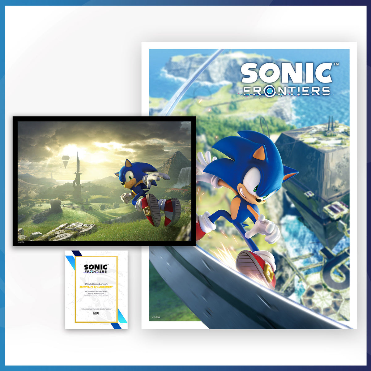 SEGA 'Sonic Frontiers' Limited Edition Premium Poster Art Set – Moor ...
