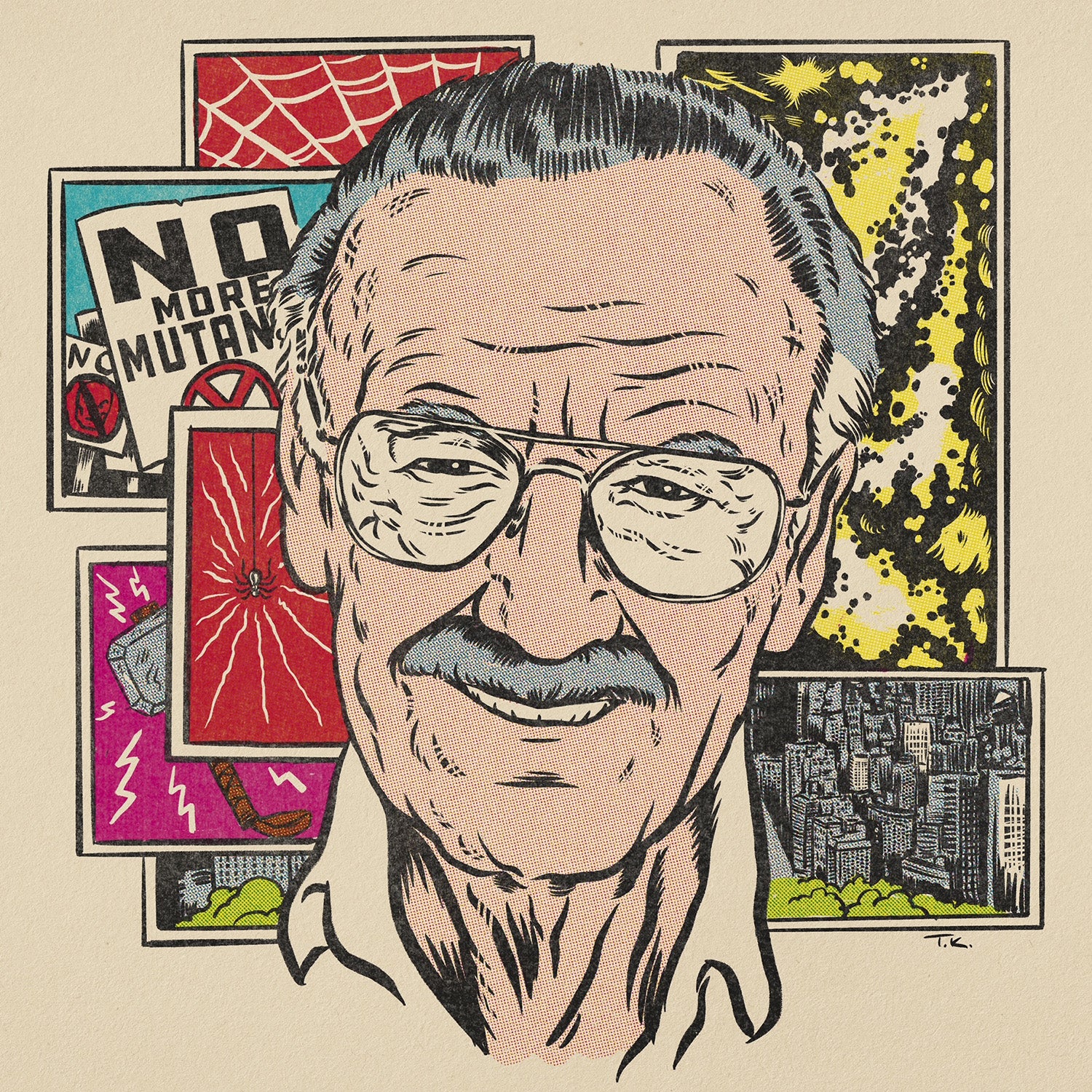 Stan Lee Drawings Stan Lee Tribute Mural Created In Glasgow's Gorbals