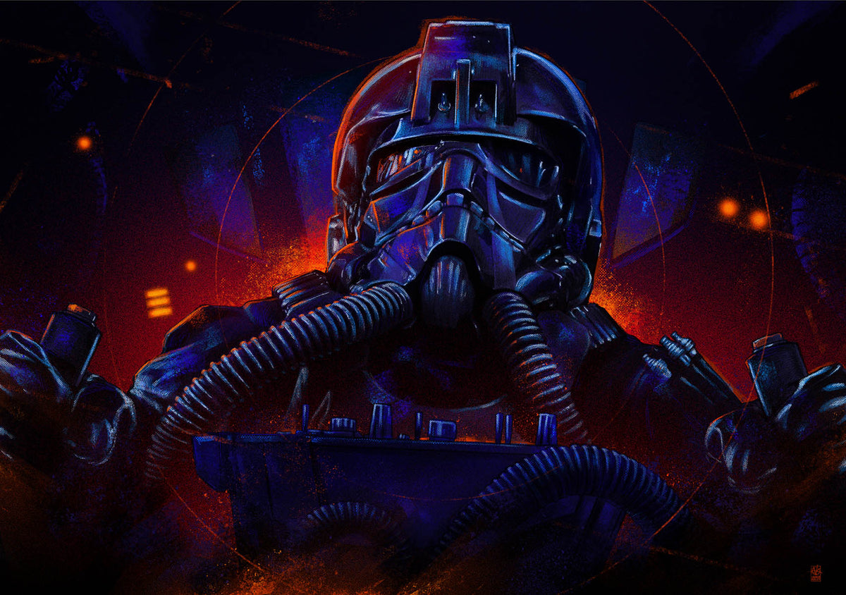 Vance Kelly - 'Black Squadron Leader' - Limited Edition Art Print ...